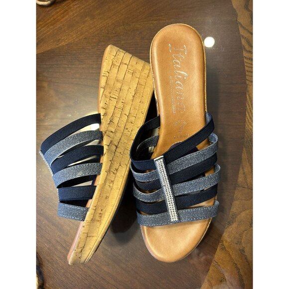 Italian Shoemakers | Shoes | Italian Shoemakers Stretch Band Navy Blue ...